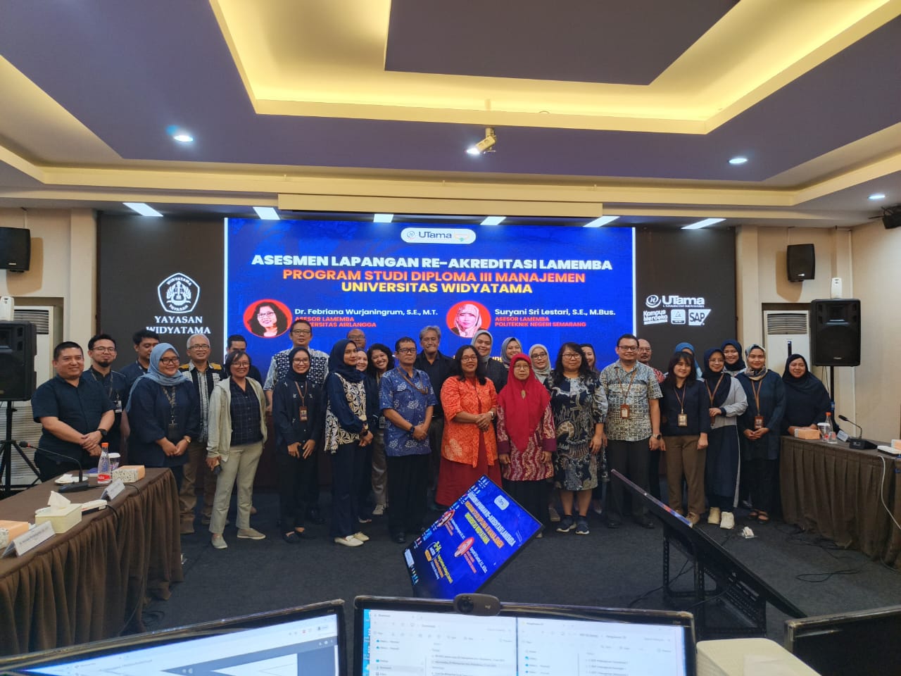 Asesmen Lapangan LAMEMBA Re-Akreditasi Program Studi Manajemen D3 - FEB Widyatama
